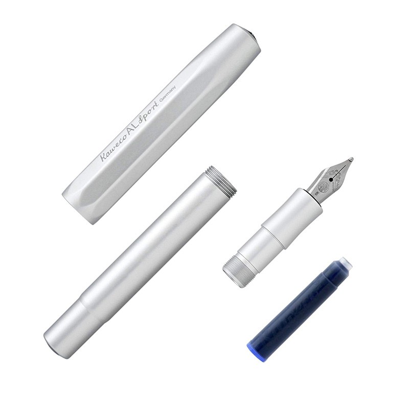 Ручка перьевая KAWECO AL Sport B 1.1мм, серебристый - купить в интернет ...